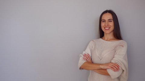 Young Redhaired Girl Isolated On Gray Stock Photo 1230095626 | Shutterstock