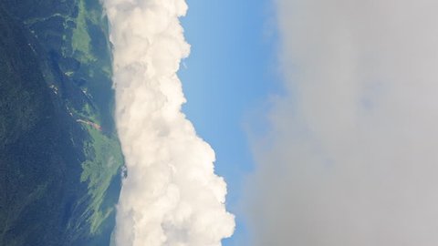 falling down sky clouds rotating moving Stock Footage Video (100% ...