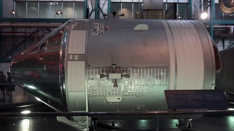 Apollo Saturn V Module Nasa Rocket Stock Footage Video (100% Royalty ...