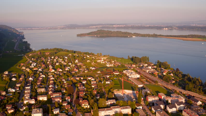 Landscape of Lake Biel in Switzerland image - Free stock photo - Public ...