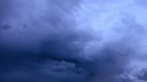Time Lapse Storm Clouds Moving Fast Stock Footage Video (100% Royalty ...