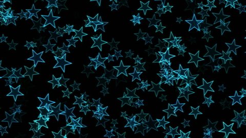Colorful Animated Glowing Star Shapes Loop Stock Footage Video (100% ...