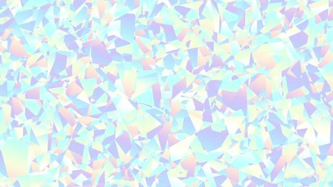 Moving Irregular Low Poly Shapes Abstract Stock Footage Video (100% ...