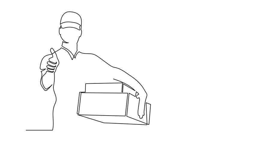 Parcel Line Drawing Stock Video Footage - 4K and HD Video Clips ...