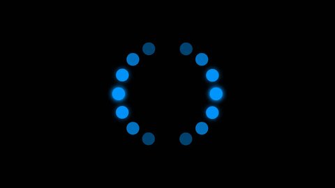 Animated Preloader Looping Transparent Background Stock Footage Video ...