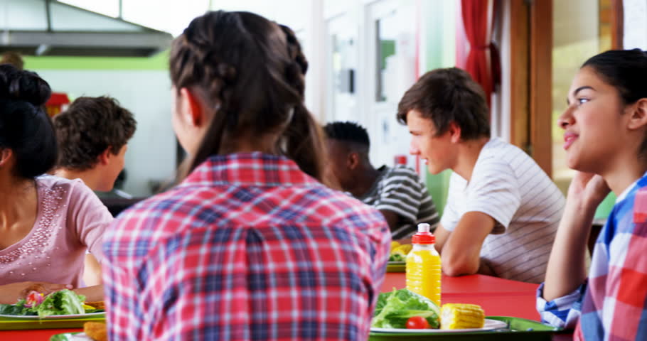 Schoolkids Interacting with Each Other Stock Footage Video (100% ...