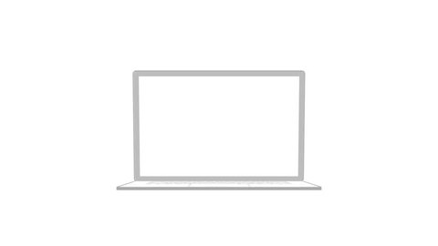 Laptop Vector Icon Business Computer Stock Vector (Royalty Free ...