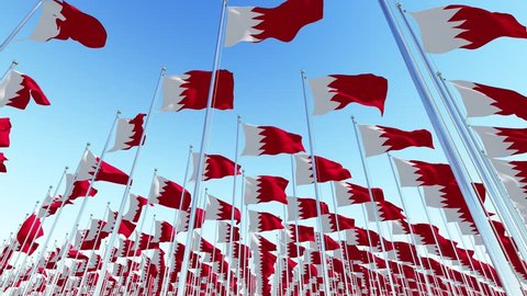 National Flags Qatar Middle East Stock Footage Video (100% Royalty-free ...