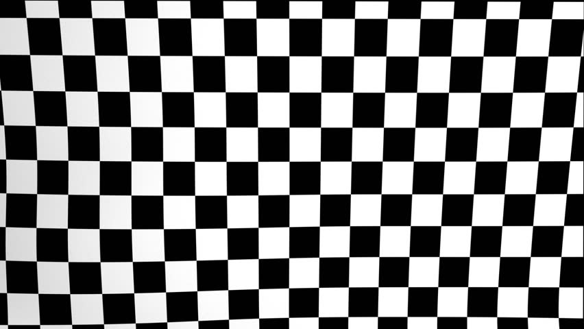 animation racing flag by waves wind Stock Footage Video (100% Royalty ...