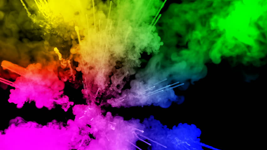 blue yellow color burst - multiple Stock Footage Video (100% Royalty ...