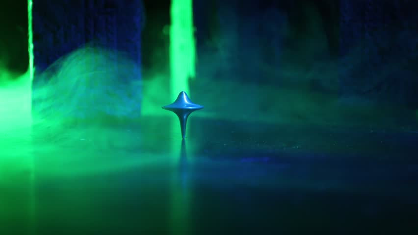 Totem Spinning Top Spinning, Wobbling Stock Footage Video (100% Royalty ...