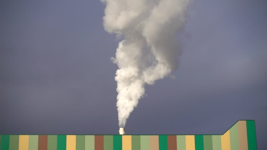 steam smoke stack across sky air: video de stock (totalmente libre de ...