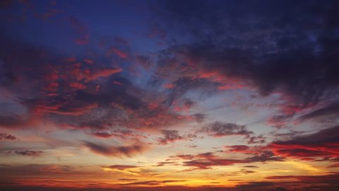 dramatic time lapse sunset over storm Stock Footage Video (100% Royalty ...