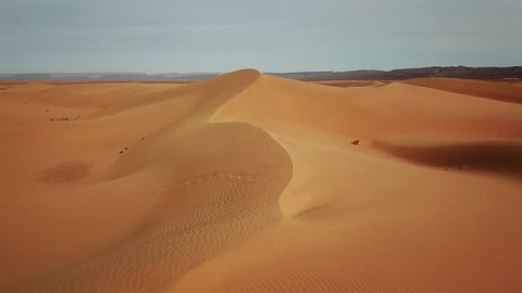 Aerial Top View On Sand Dunes Stock Footage Video (100% Royalty-free ...