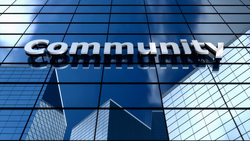 community building blue sky timelapse Stock Footage Video (100% Royalty ...