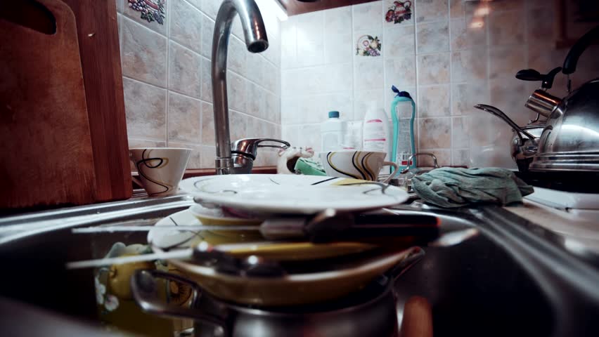 Messy Kitchen Sink image - Free stock photo - Public Domain photo - CC0 ...