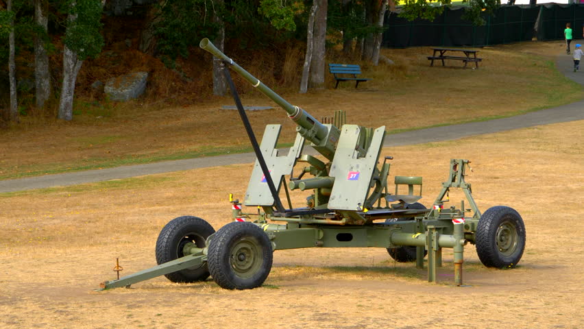 old howitzer artillery gun cannon army Stock Footage Video (100% ...