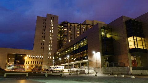 Generic Health Care Modern Hospital Exterior Stock Footage Video (100% ...