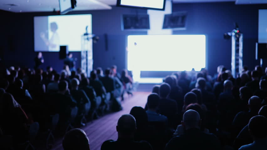 Business People Seminar Conference Meeting Stock Footage Video (100% ...