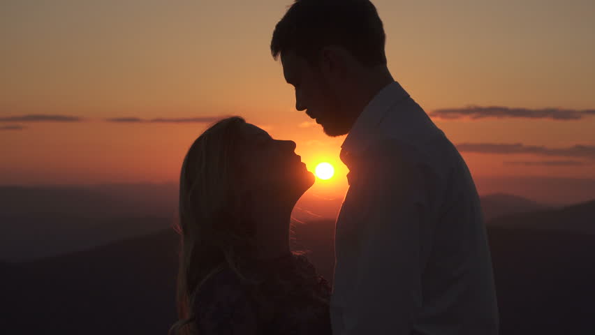 Handsome Man is Kissing His Stock Footage Video (100% Royalty-free ...