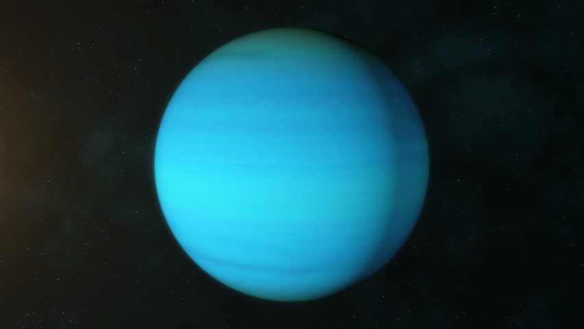 realistic planet uranus rotating deep space: วิดีโอสต็อก (ปลอดค่า ...