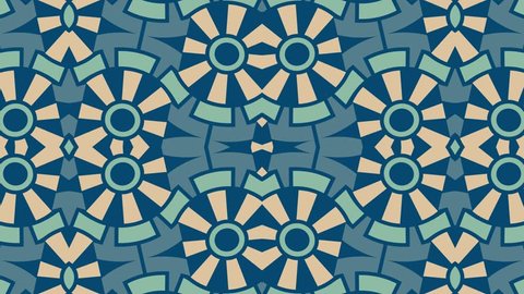 Kaleidoscope Seamless Loop Sequence Mandala Patterns Stock Footage ...