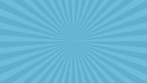 Blu Sun Rays Rotating Pop Art Stock Footage Video (100% Royalty-free ...