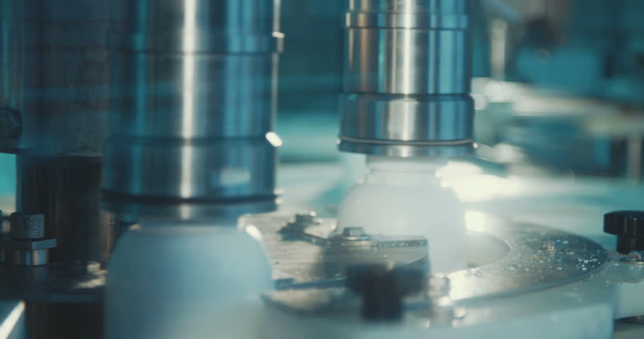 Machines in an Automated Chemical Stock Footage Video (100% Royalty ...