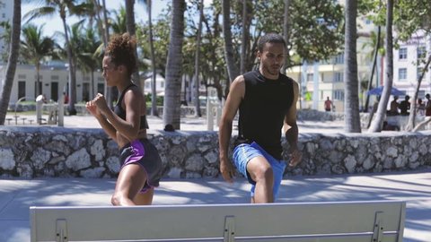 Black Girl Bikini Resting On Beach Stock Footage Video (100% Royalty ...