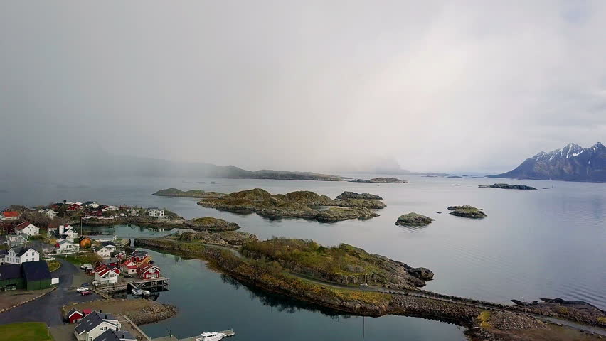 Seaside Town landscape in Norway image - Free stock photo - Public ...