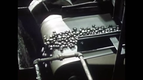 Circa 1950s Taconite Process Mining Including Stock Footage Video (100% ...