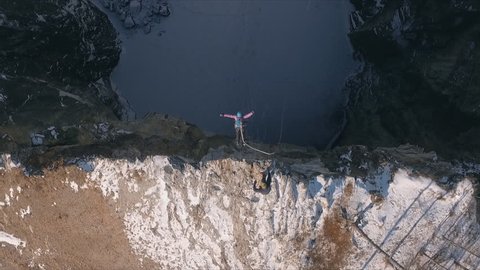 Man falling off cliff Stock Video Footage - 4K and HD Video Clips ...