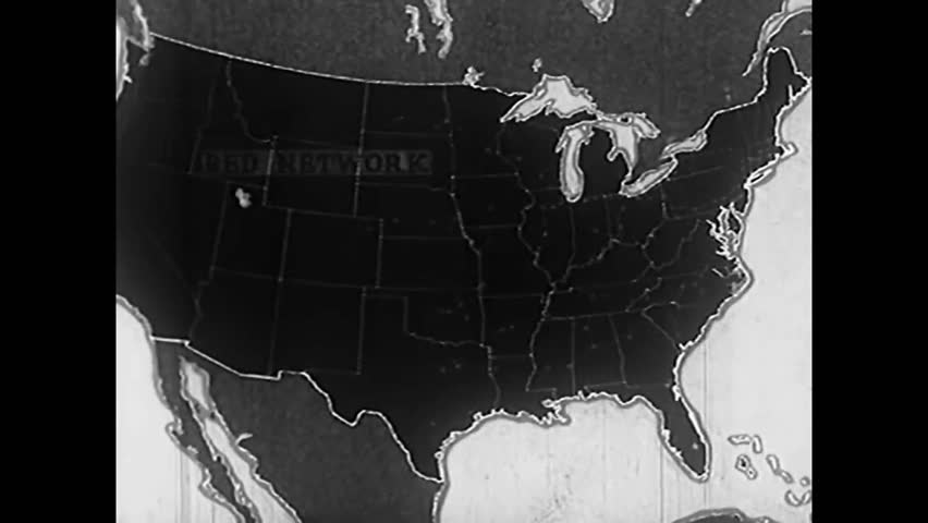 circa 1930s - animated map shows Stock Footage Video (100% Royalty-free ...