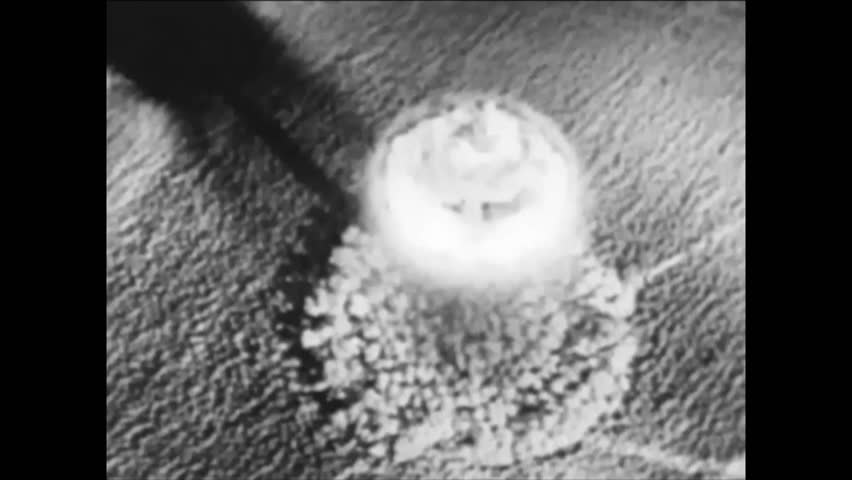 circa 1950s - nuclear bomb tests Stock Footage Video (100% Royalty-free ...