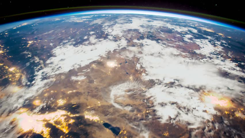 Time Lapse Earth Revolving Viewing Nasa Stock Footage Video (100% ...