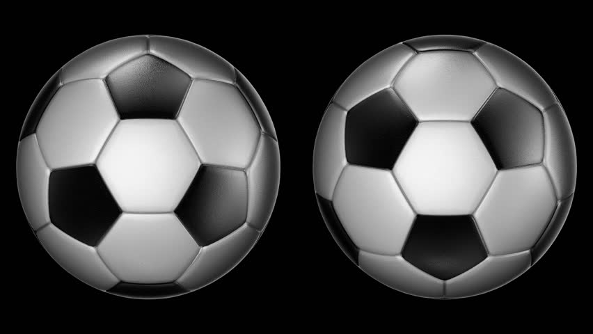 soccer balls rotating on axes 360 Stock Footage Video (100% Royalty ...