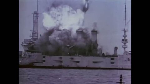Circa 1971 Bombs Set Off On Stock Footage Video (100% Royalty-free ...