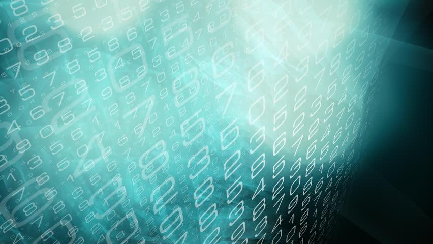Computer Code Numbers, Modern Art Stock Footage Video (100% Royalty ...