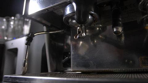 Work Operator Modern Coffee Machine Stock Footage Video (100% Royalty ...