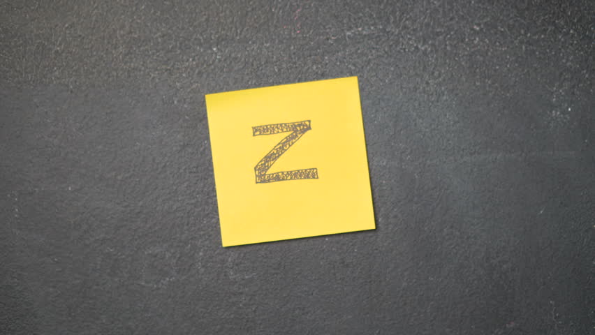 Letter alphabet sticky note Stock Video Footage - 4K and HD Video Clips ...