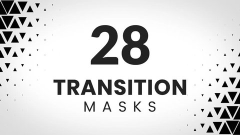 25 Transition Masks 4k Size Animated Stock Footage Video (100% Royalty ...