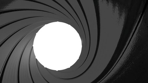 Gun Barrel Takes Aim Fires Bullet Stock Footage Video (100% Royalty ...