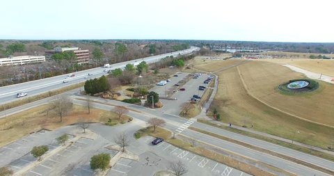 Mount Trashmore 4k Aerial Virginia Beach Stock Footage Video (100% ...