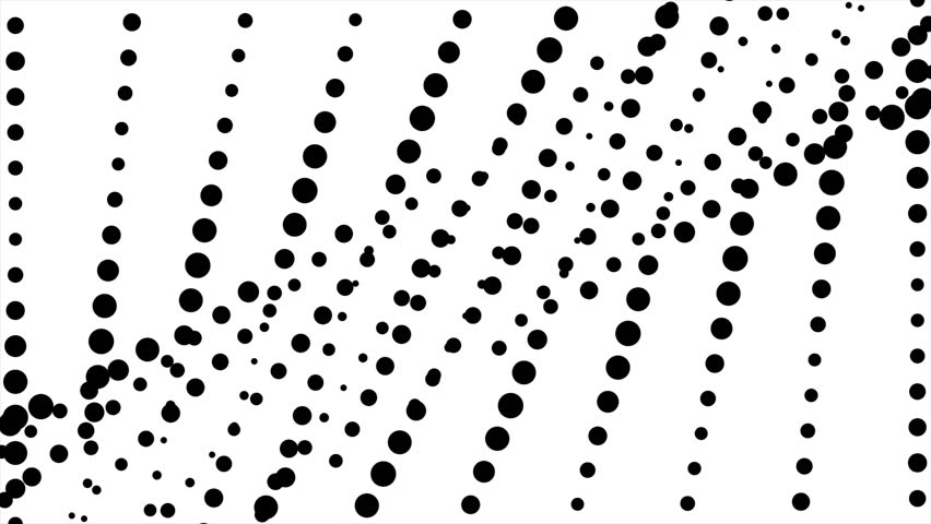Animation of Black Dots or Stock Footage Video (100% Royalty-free ...