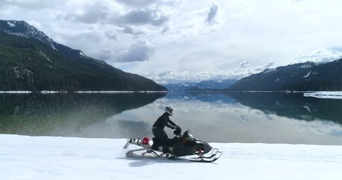 Snowmobile Stock Photo (Edit Now) 244912102