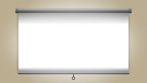 Presentation Screen Animated Blank Whiteboard Stock Footage Video (100% ...
