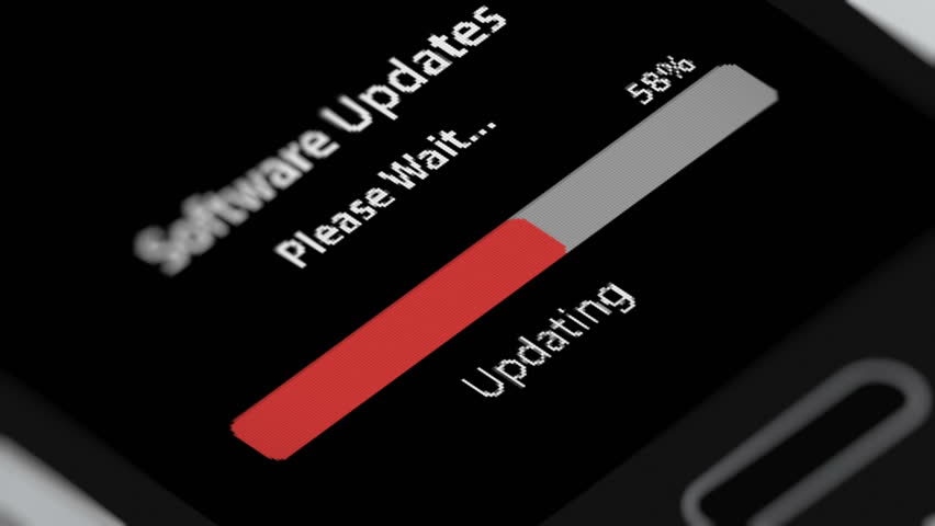 Software Update Process Animation On Stock Footage Video (100% Royalty ...