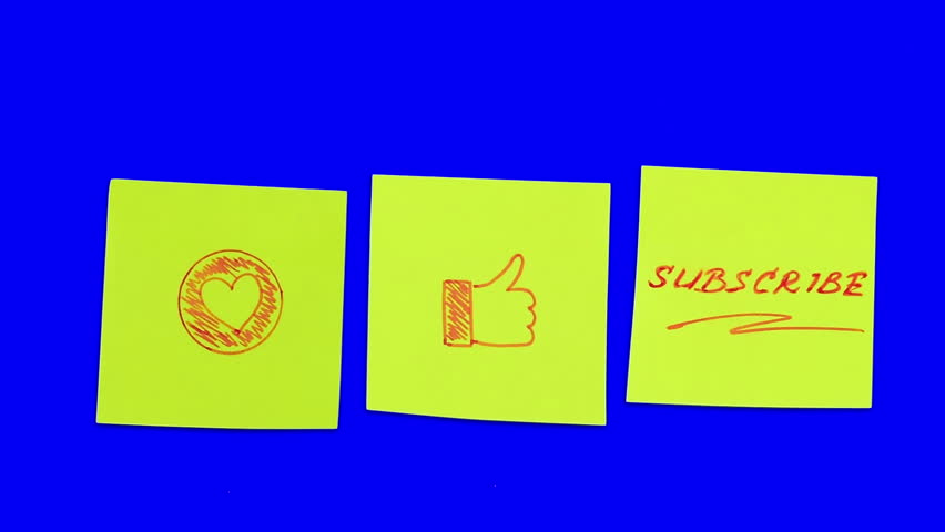 Like, Thumb up and Subscribe Stock Footage Video (100% Royalty-free ...