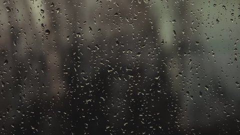 rain days heavy falling on window Stock Footage Video (100% Royalty ...