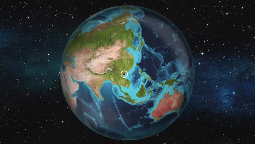 Earth Zoom in Map - Stock Footage Video (100% Royalty-free) 1010018495 ...